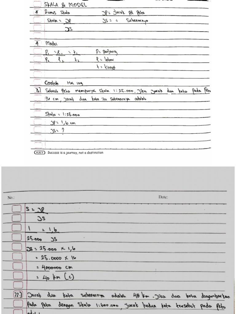 Matematika Skala & Model | PDF