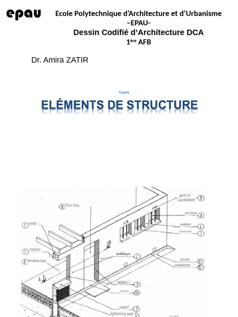 Cours 07 Éléments de Structure | PDF