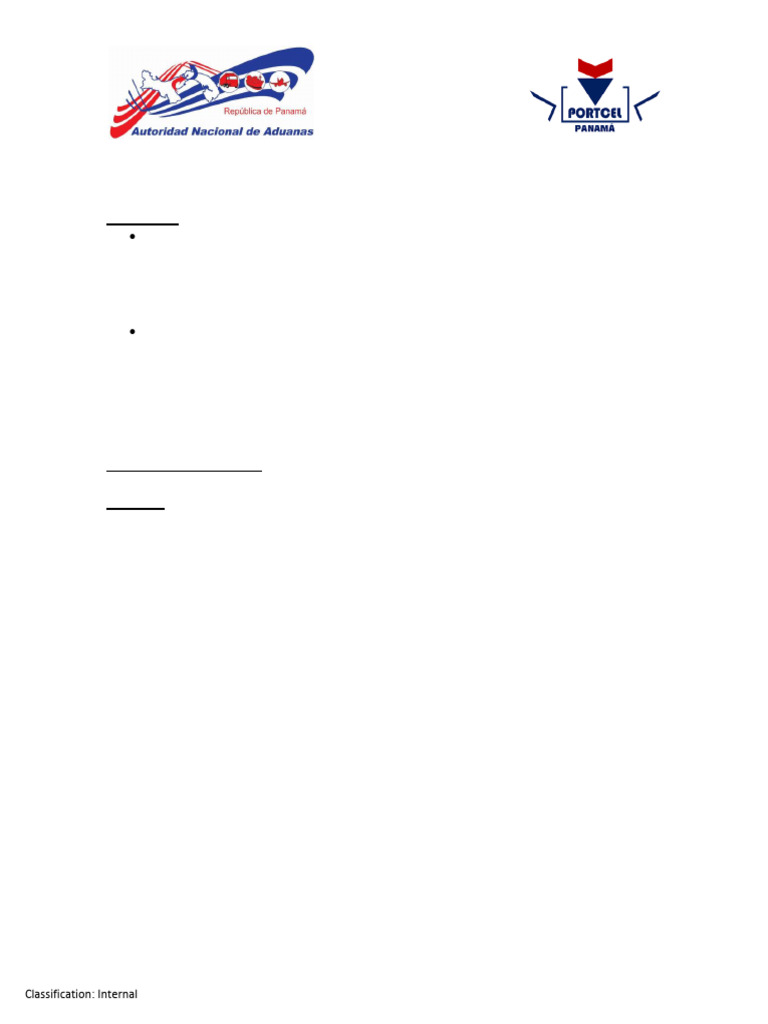 Instrucciones para Manifiesto de Carga Marítimo | PDF | Puerto | El ...