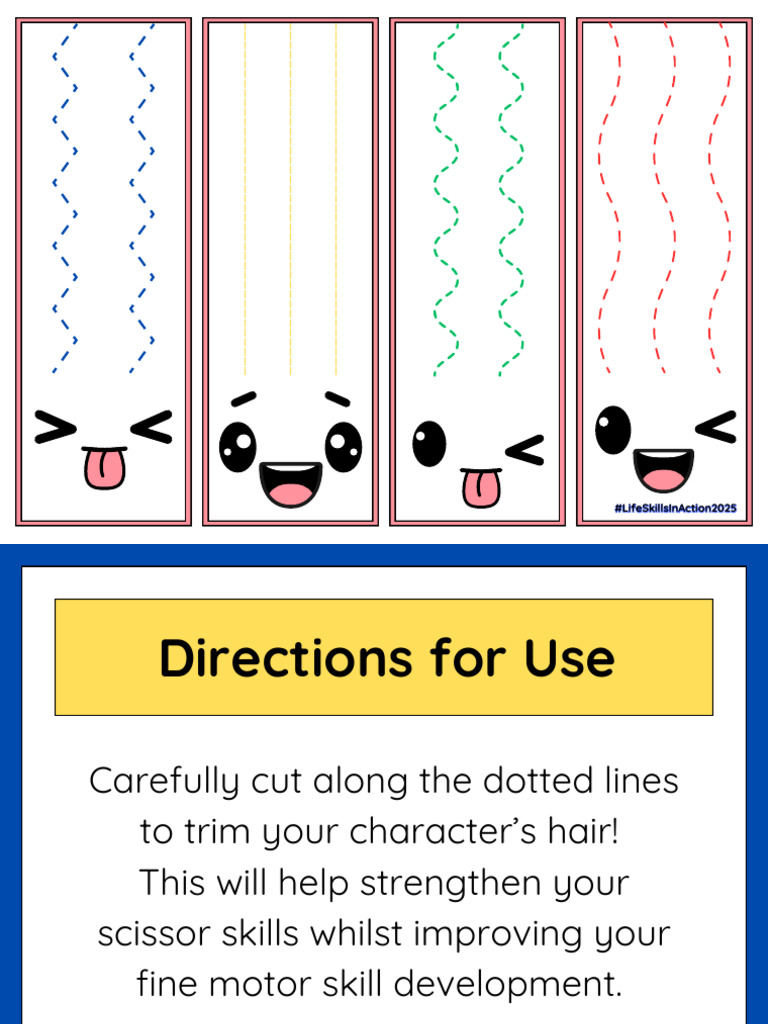 Scissor Skills Activity Guide | PDF