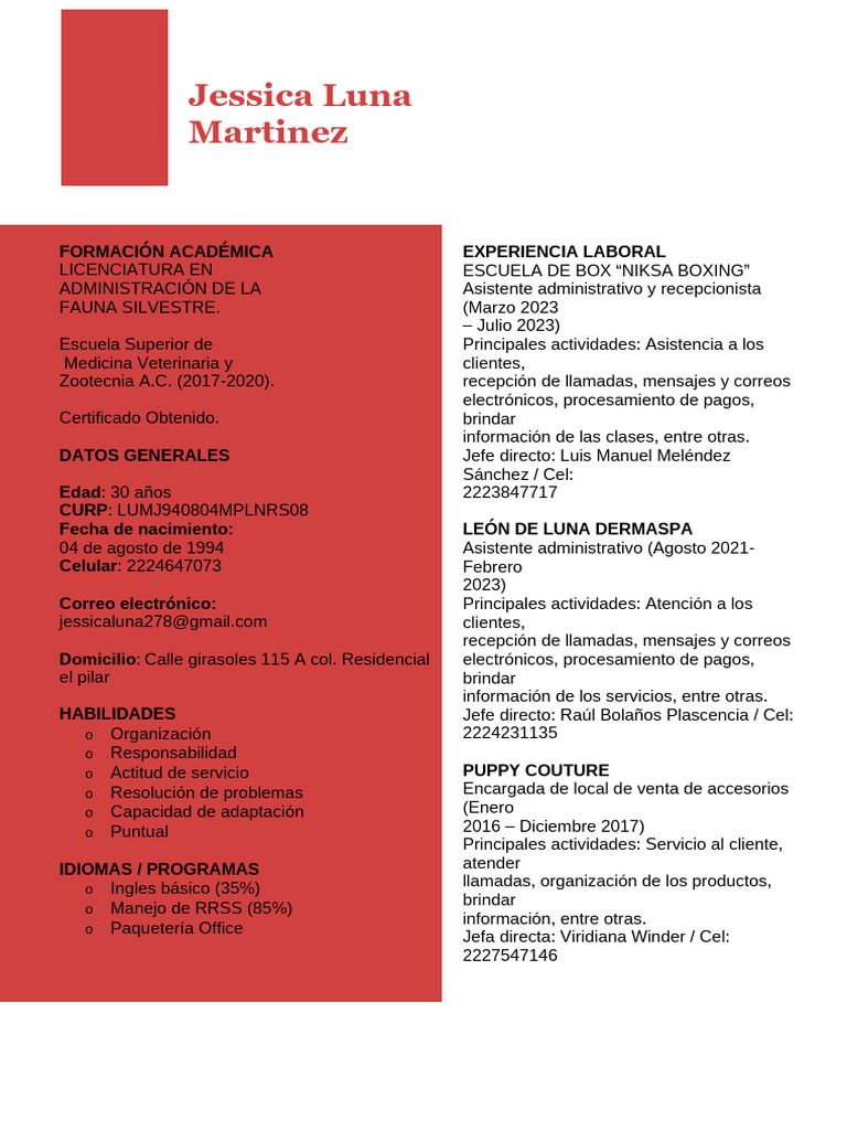Copia de CV Poza | PDF