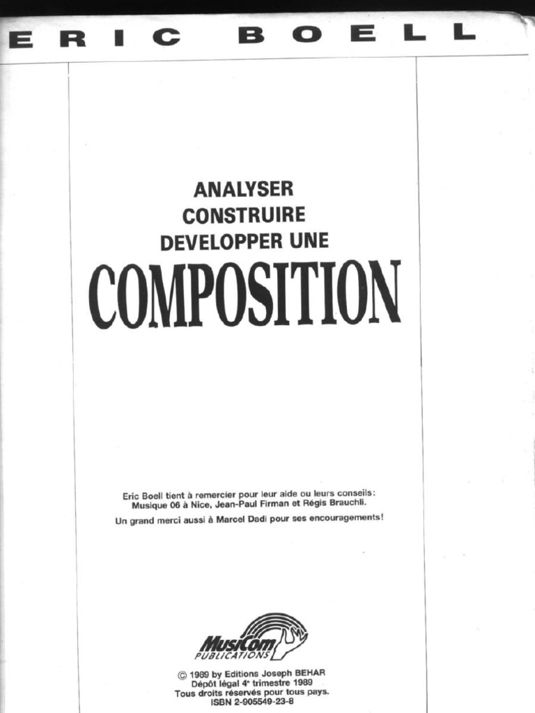 Toaz - Info Eric Boell Analyser Construire Developper Une ...