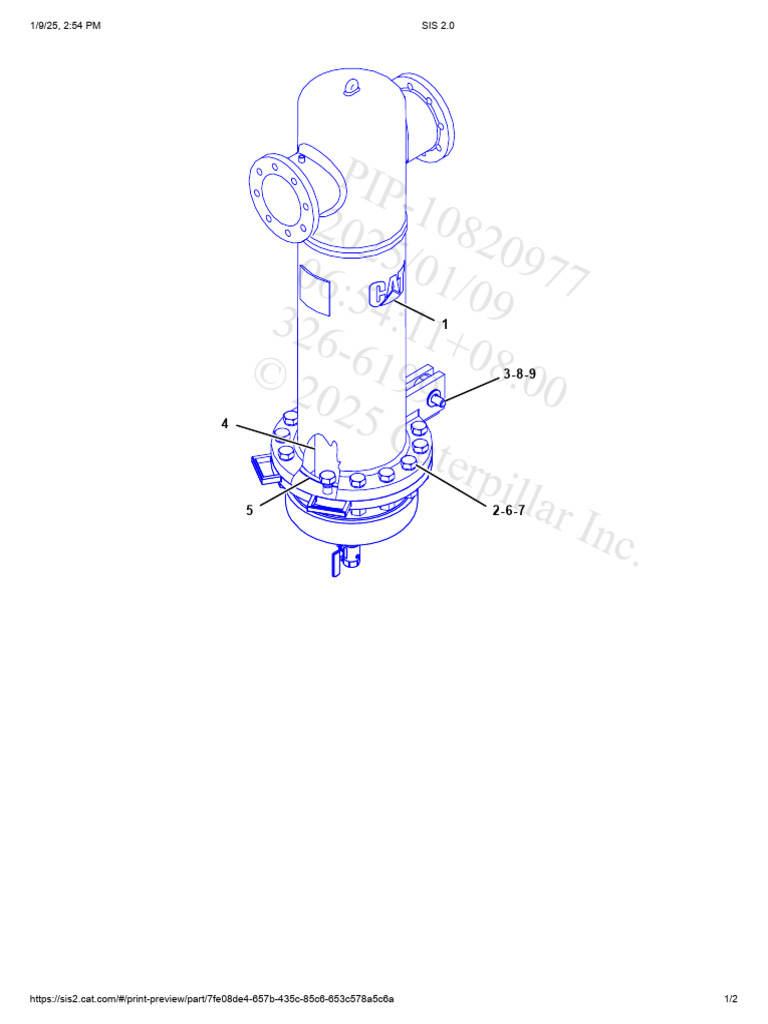 Caterpillar 326-6199 Fuel Filter Parts List | PDF