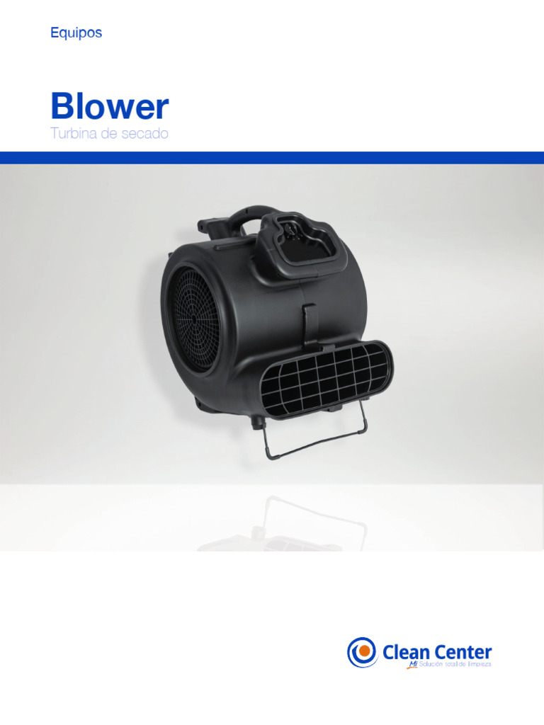 Turbina de Secado Blower: Eficiencia y Versatilidad | PDF
