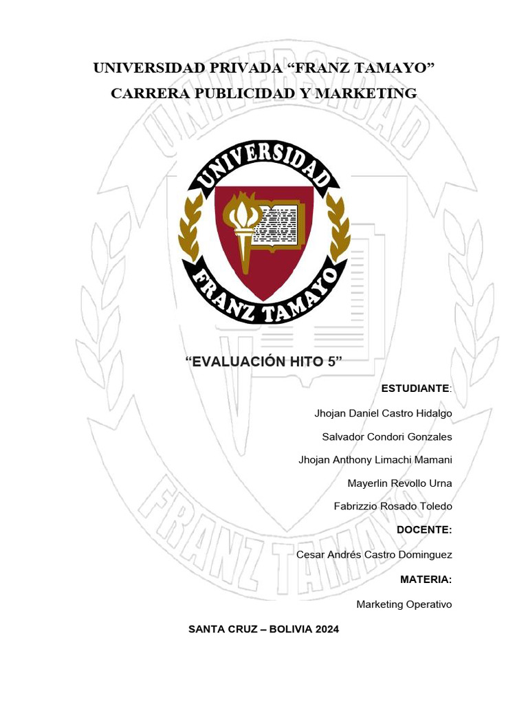 Evaluacion Final Hito 5 | PDF | Al por menor | Business