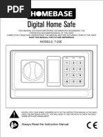 Diplomat Safe Instruction | PDF