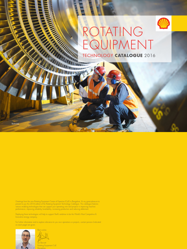 Rotating Equipment Technology Catalogue 2016 | PDF | Pump | Gas Turbine