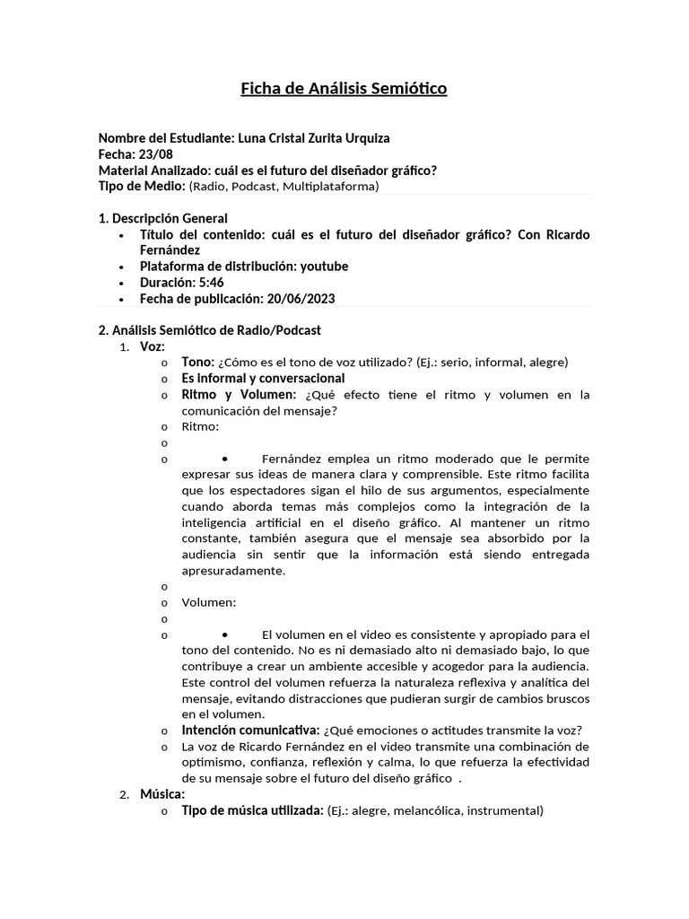 Ficha de Análisis Semiótico | PDF | Diseño | Interfaces gráficas de usuario