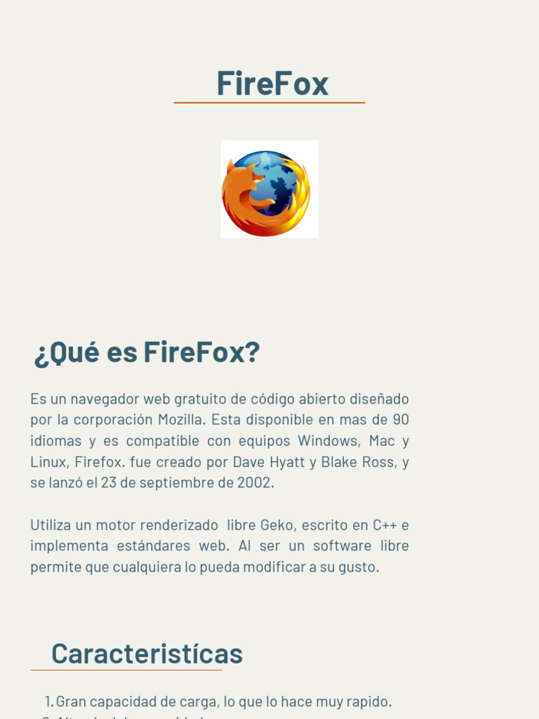 ¿QUÉ ES Mozilla FireFox PDF | PDF
