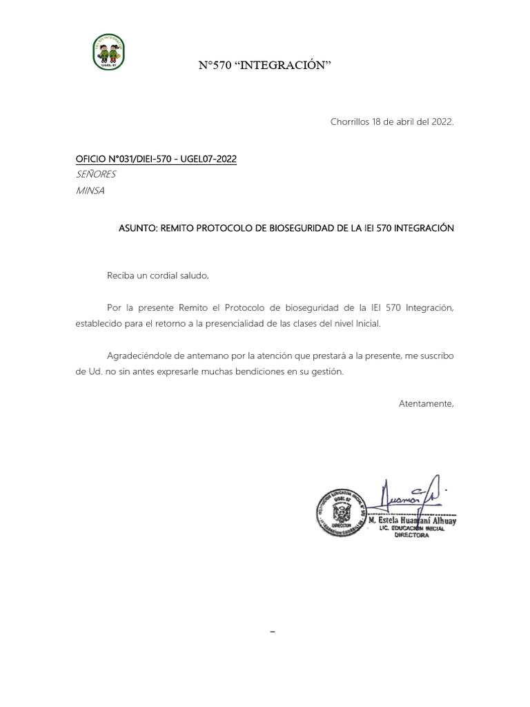 Of 031 Minsa Protocolo de Bioseguridad | PDF | Hipertensión | Lavado de manos