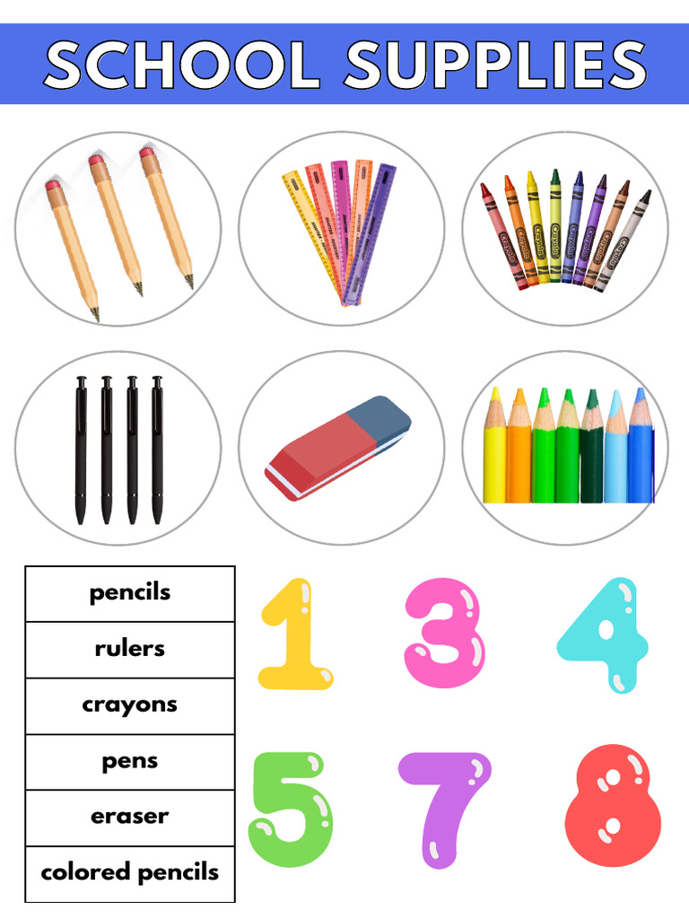 School Supplies | PDF