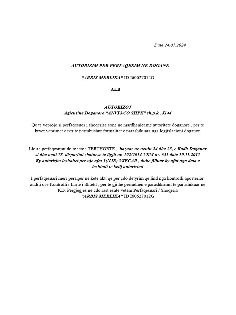 2021 Autorizim Anvi | PDF