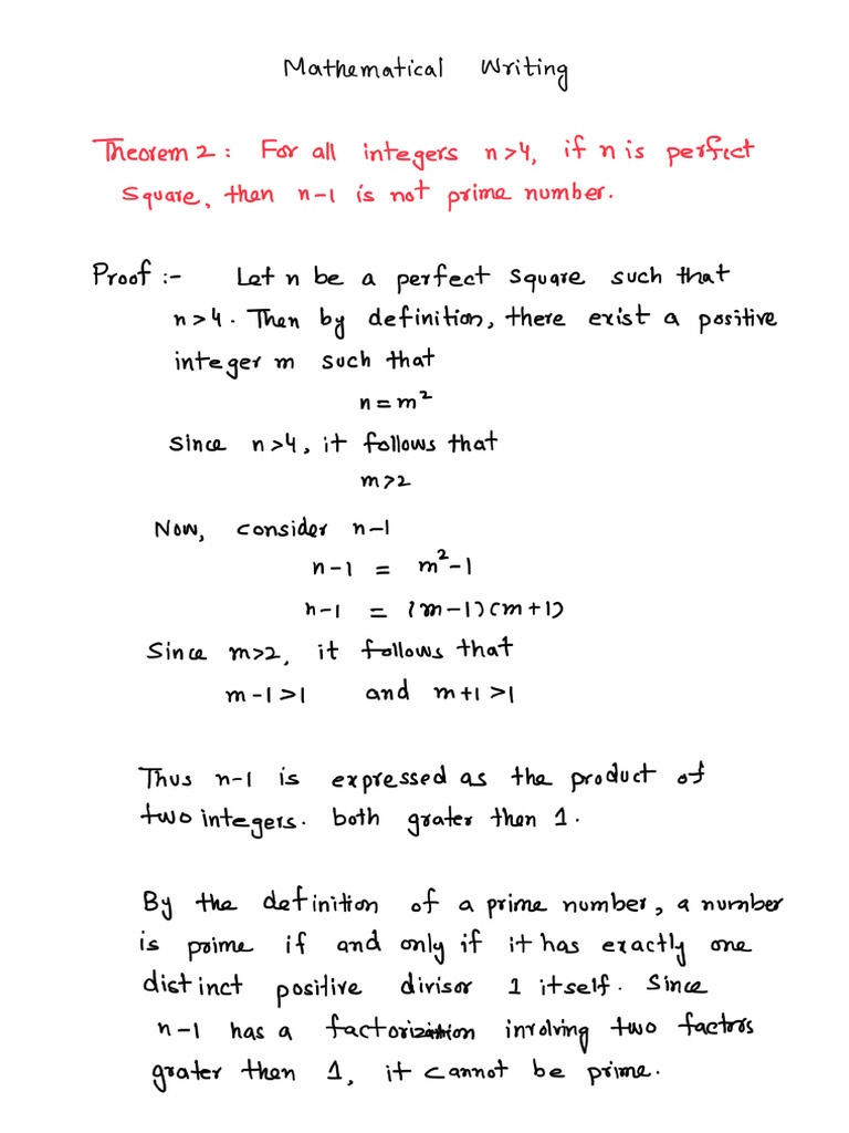 Mathematical Writing (1) | PDF