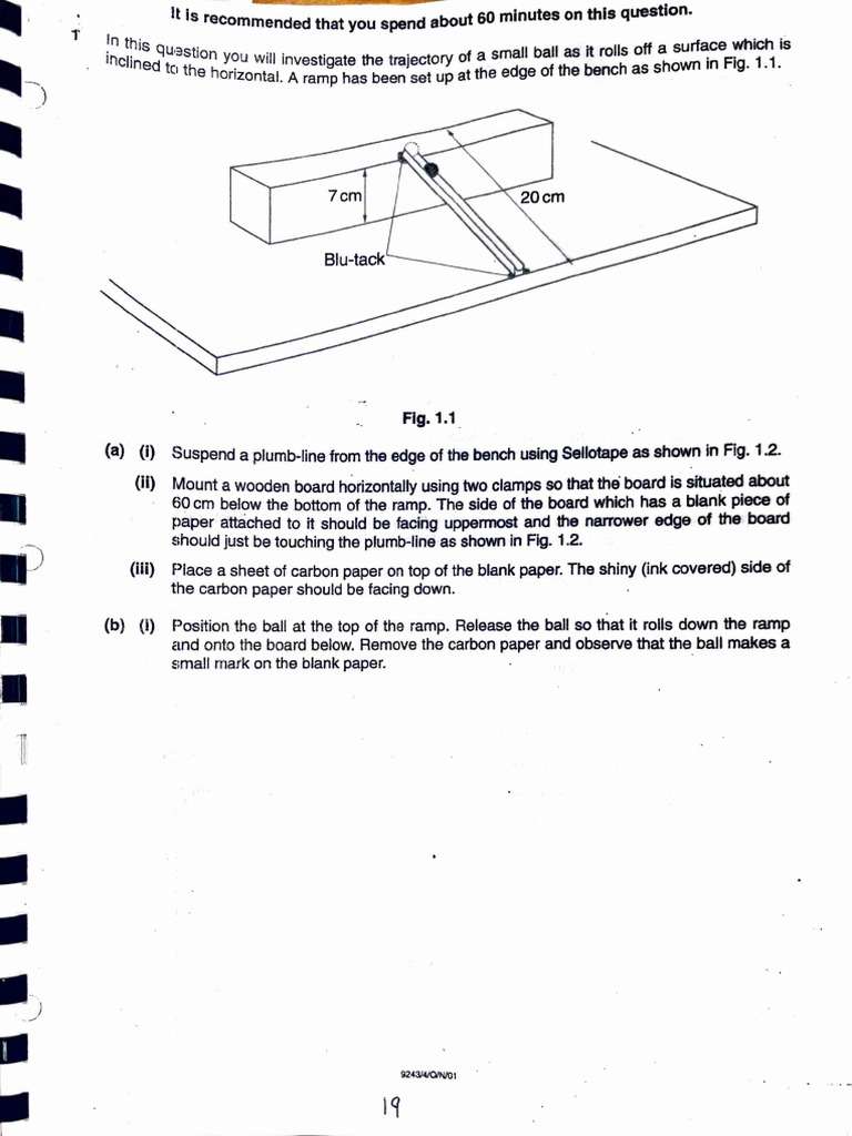 Trajectory of A Marble - 3 | PDF
