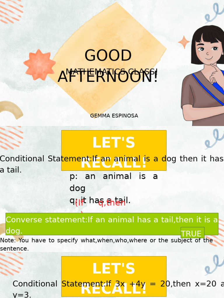 Lesson 4 Inverse Converse | PDF | Theorem | Angle