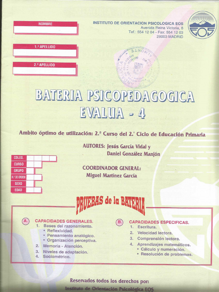 Cuadernillo 4 | PDF