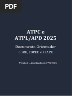 ATPC e ATPLAPD 2025 | PDF | Pedagogia | Modificação comportamental