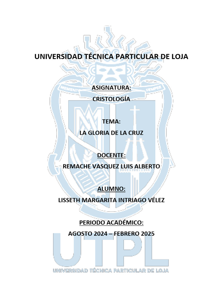 Ensayo B2 Cristología - Lisseth Intriago Velez | PDF | Cristología | Cristo (título)