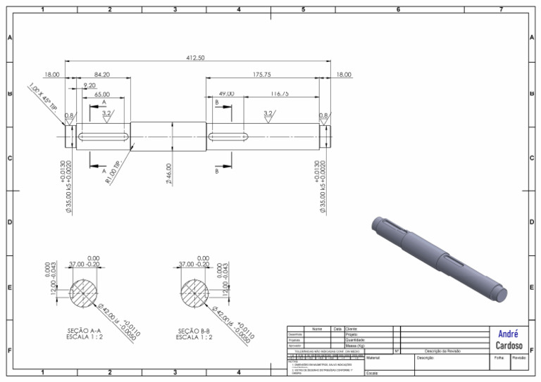 Detalhamento - Eixo 2 | PDF