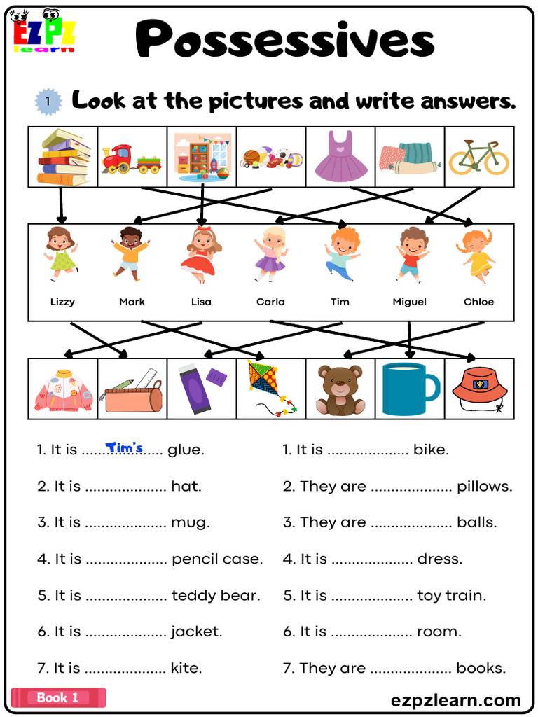 Possessive Nouns homework cuarto | PDF
