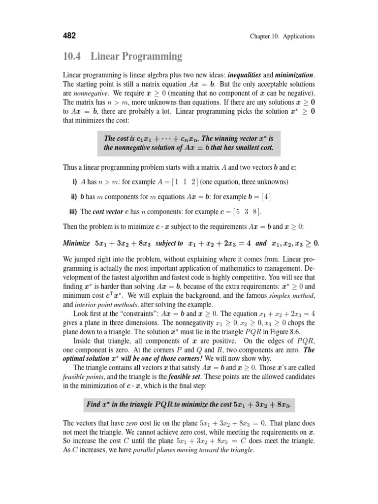 Understanding Linear Programming Basics | PDF | Linear Programming ...