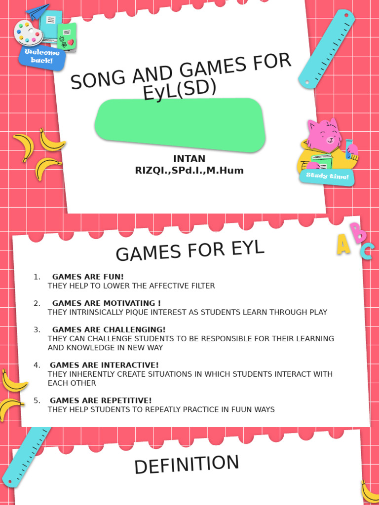 Games and Song For Eyl | PDF