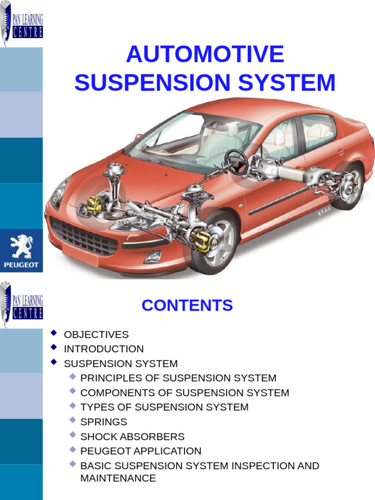 Suspension Systems | PDF | Axle | Piston