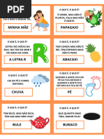 Adivinhas Infantis Divertidos para Imprimir | PDF