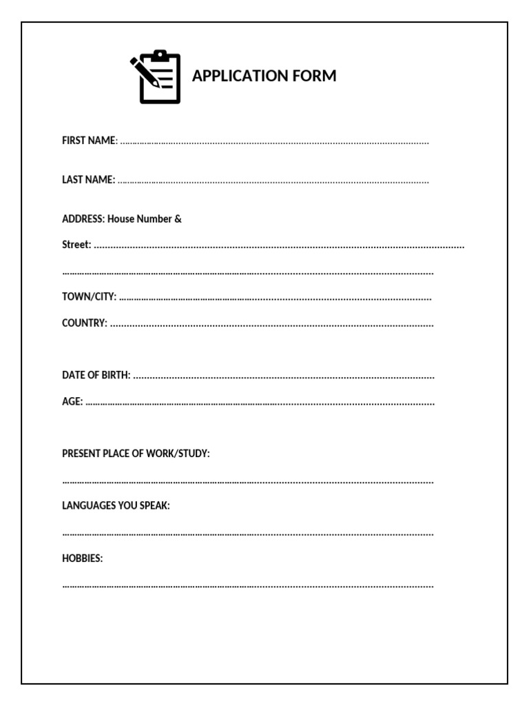 Form Filling | PDF