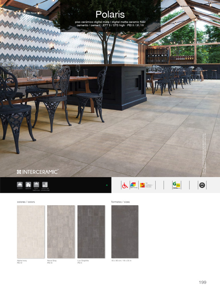 Interceramic POLA Polaris MXHoja de Catalogo-005008 | PDF