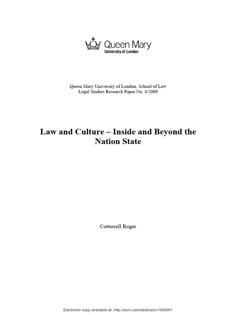 Law and Culture | PDF