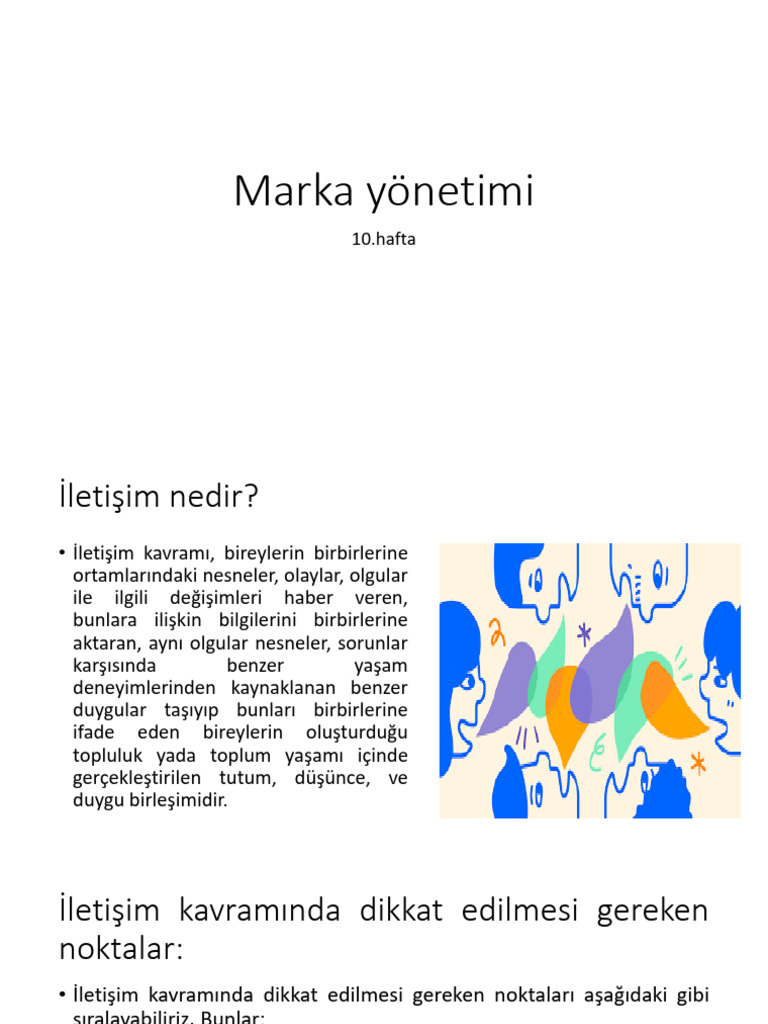 Marka Yonetimi 10 Hafta | PDF