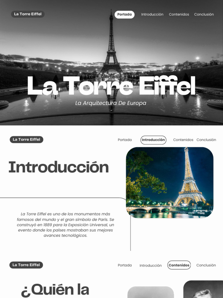 La Torre Eiffel - Ramírez Cano Javier | PDF | Torre