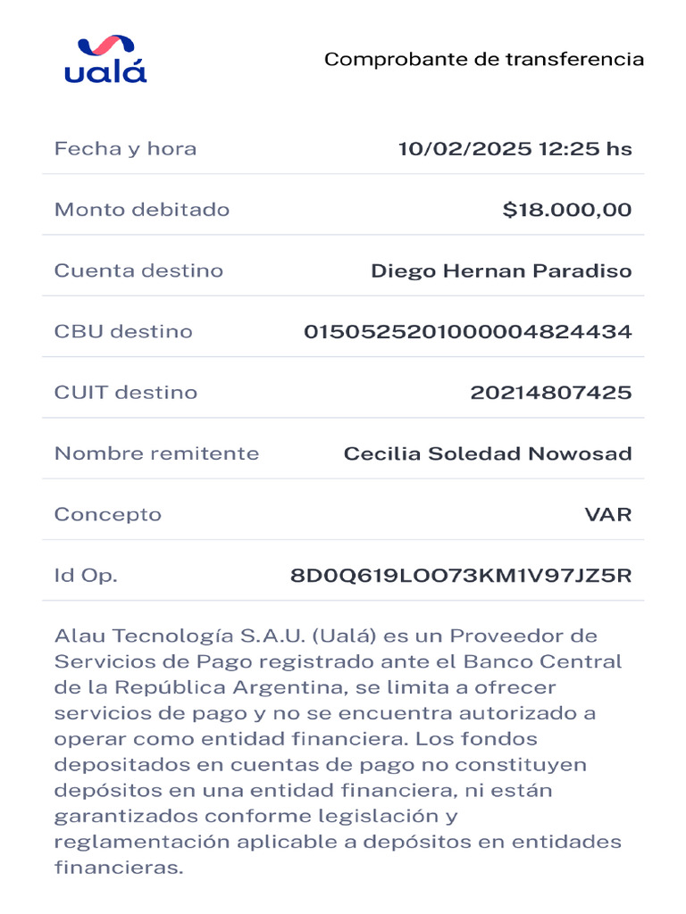 Comprobante de Transferencia-8 | PDF