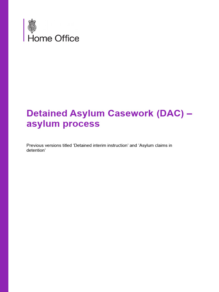 Detained+Asylum+Process 1 | PDF | Immigration Detention | Asylum Seeker