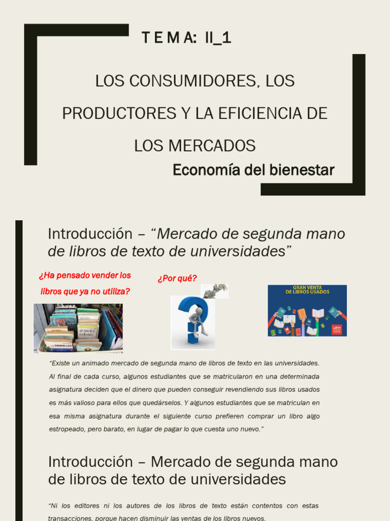 Ii - 1 - Material Excedente Del Consumidor y Productor - 202451 | PDF ...