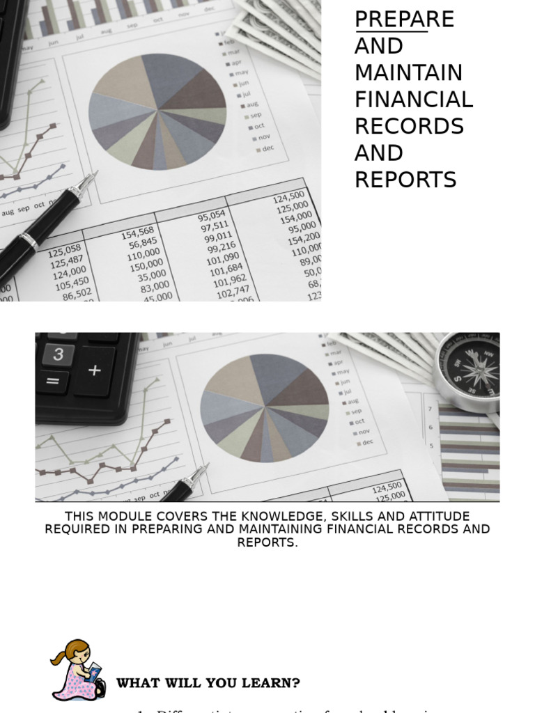 Financial Records and Reporting Guide | PDF | Bookkeeping | Accounting
