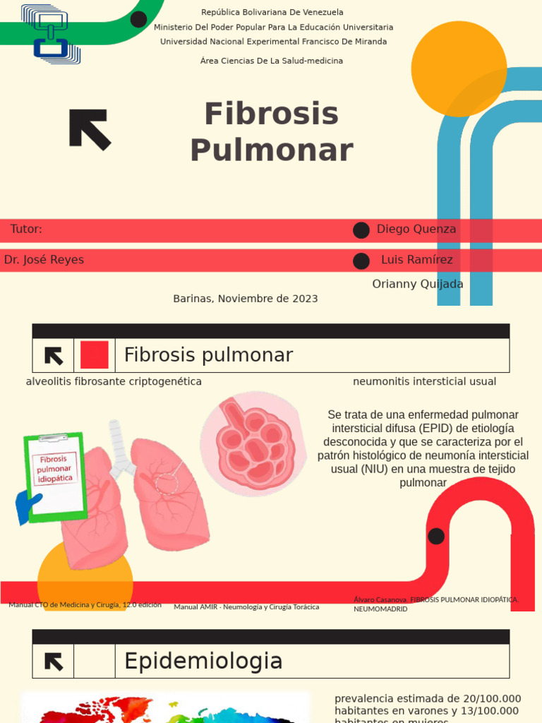 Fibrosis Pulmonar: Diagnóstico y Tratamiento | PDF | Neumología ...