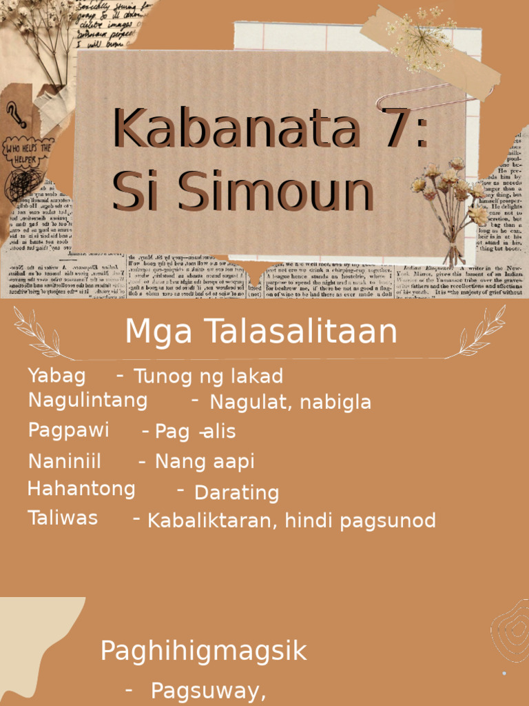 El Filibusterismo Kabanata 7 | PDF