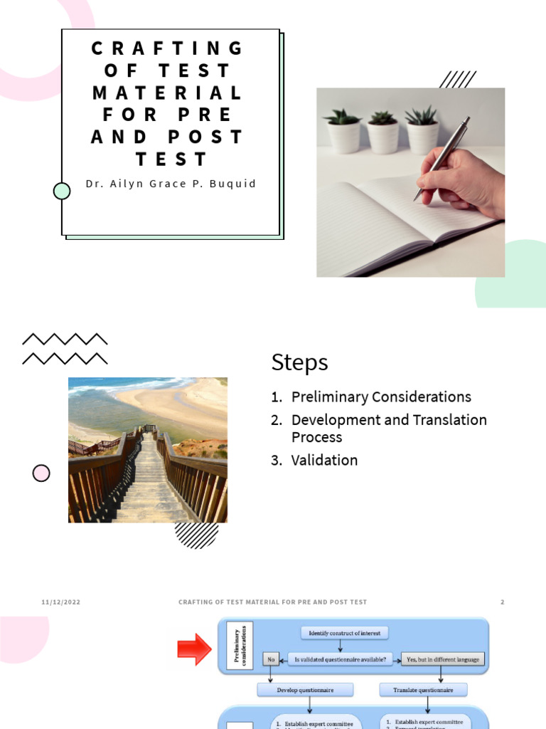 Test Material Development and Analysis | PDF | Statistics | Qualitative ...