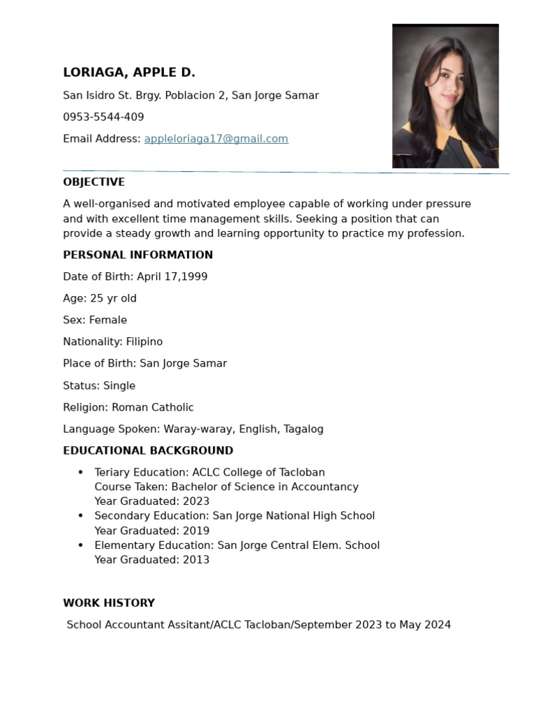 My Resume 2 | PDF