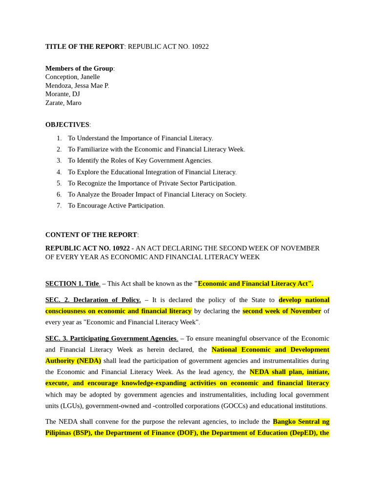 REPUBLIC-ACT-NO-10922 | PDF