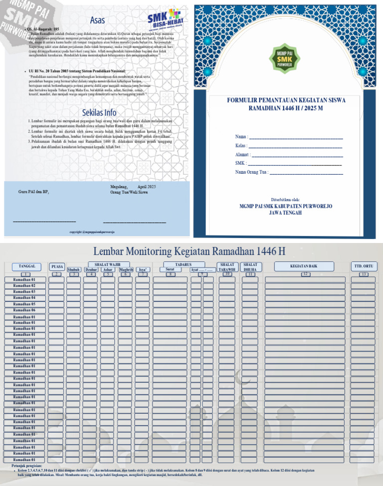 Draft Jurnal Ramadhan 2025 - MGMP - PDF - 20250225 - 152154 - 0000 | PDF