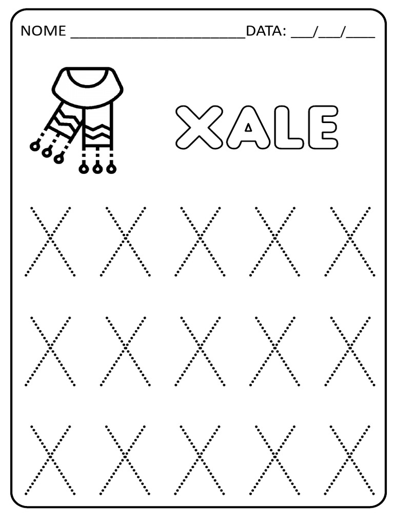 Atividades Educativas com a Letra X | PDF
