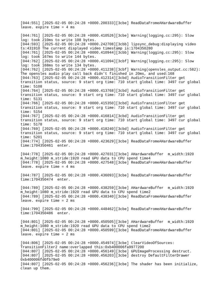 Trace | PDF | Shader | Computing