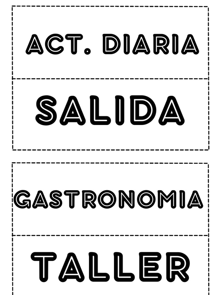 Días de La Semana Vocabulario Flashcards | PDF