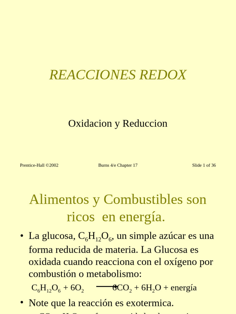 Redox Español | PDF | Redox | Electroquímica