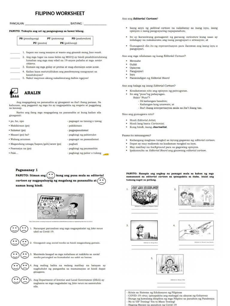 Filipino Module 3 | PDF