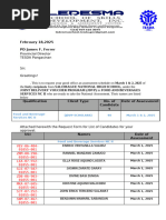 T2MIS Assessment Scheduling Guide | PDF