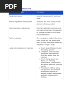 GCSE Food High Level Skills With Recipies | PDF | Pasta | Cooking
